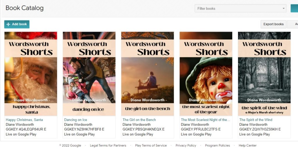 My books now on Google Play – Words Worth Writing